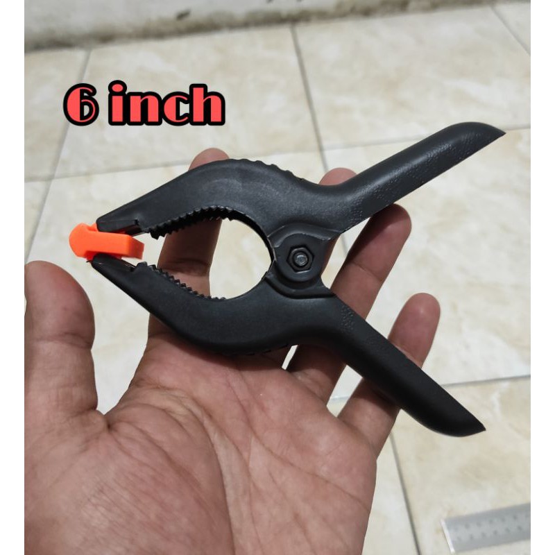 Jual 6 inch - Klem Jepit Kayu Besi / Spring Clamp / Alat Penjepit Kayu ...