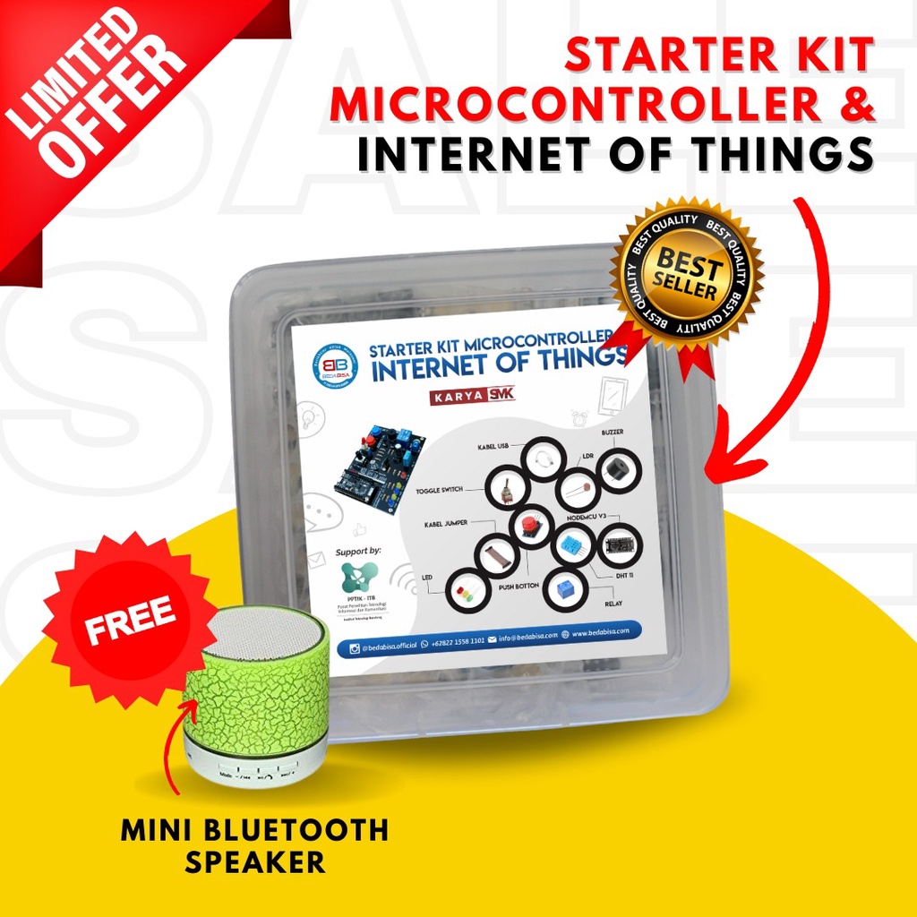 Jual TRAINER KIT IOT (Microcontroller Trainer Kit dan Internet of ...