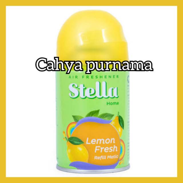 Jual STELLA REFILL MATIC 225 ML LEMON FRESH | Shopee Indonesia