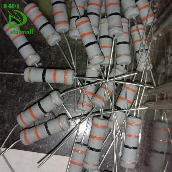 Jual Resistor 33 Ohm 33R 33Ohm 2Watt 2 Watt Toleransi 5% Pcmelebik54 ...