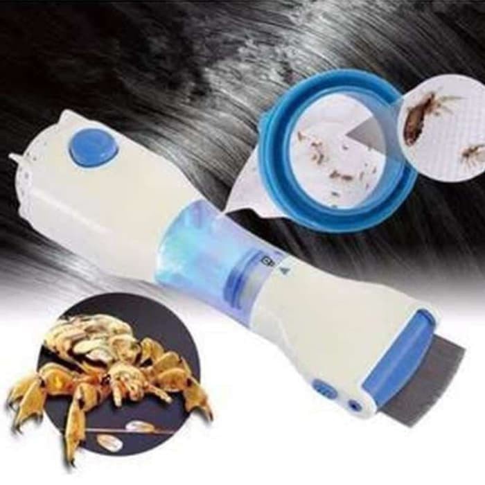 Jual Sisir Kutu Rambut Elektrik Bukn V COMB Vacuum Kutu Rambut Vakum ...