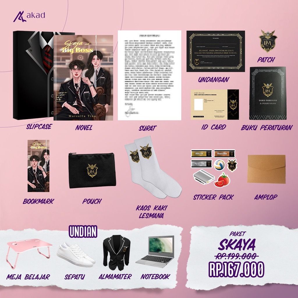 Jual AK - Novel Skaya and The Big Boss - Marsella Tina PROMO NOVEL PROGRAM AKAD ALTERNATIVE ...