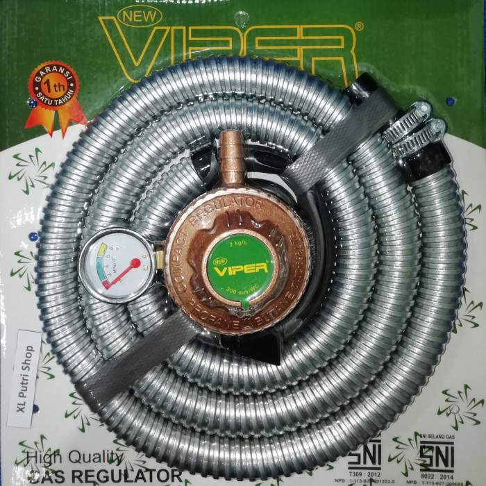 Jual Selang dan Regulator Gas Viper CuanCuan OFFICIAl | Shopee Indonesia