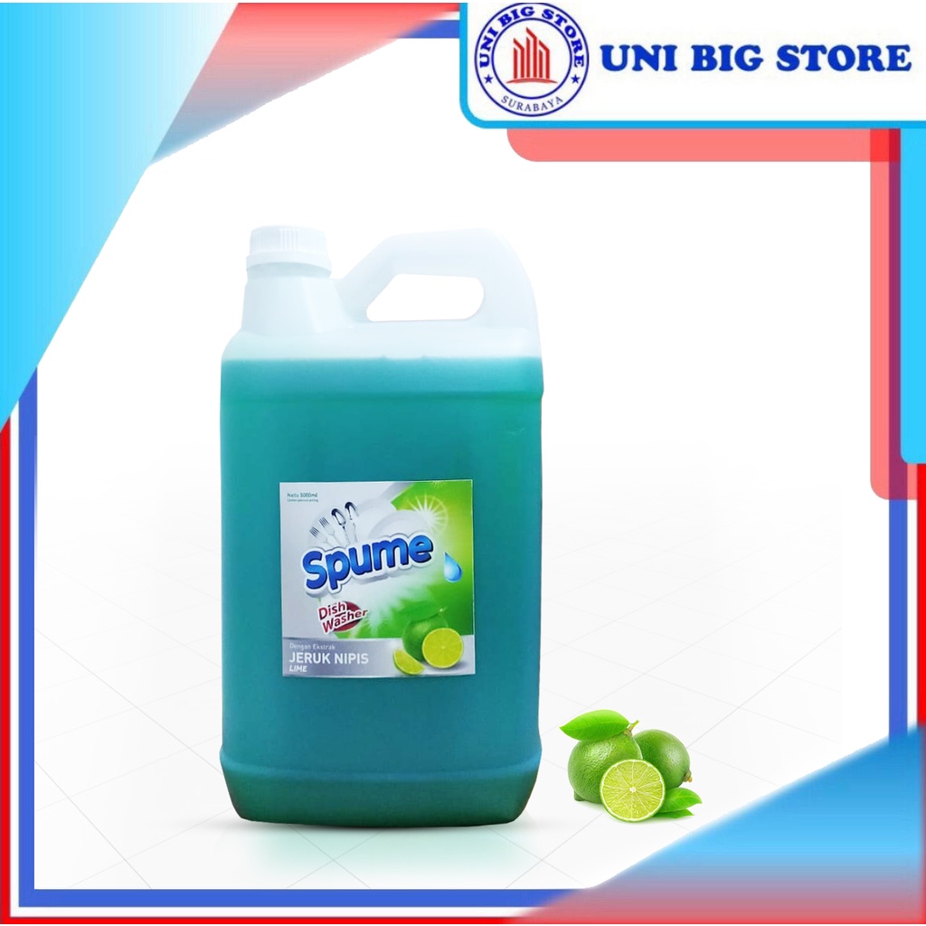 Jual Spume Dish Wash Lime 5 Liter Sabun Cuci Piring Jeruk Nipis mirip ...