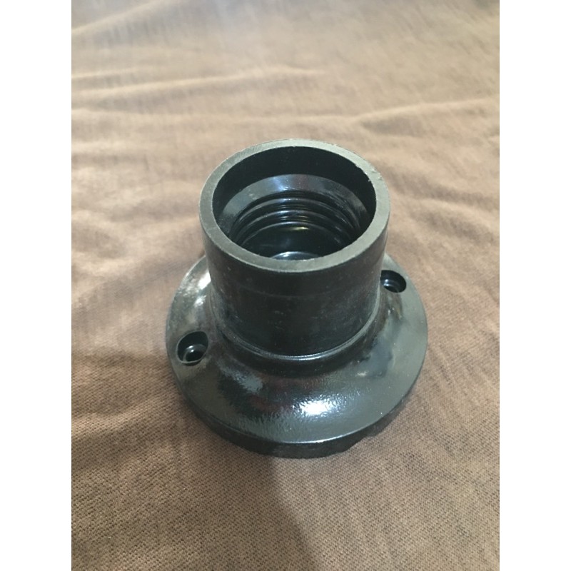Jual Fitting Plafon Bulat dan gantung -Hitam/Fitting plafon kotak-Broco ...
