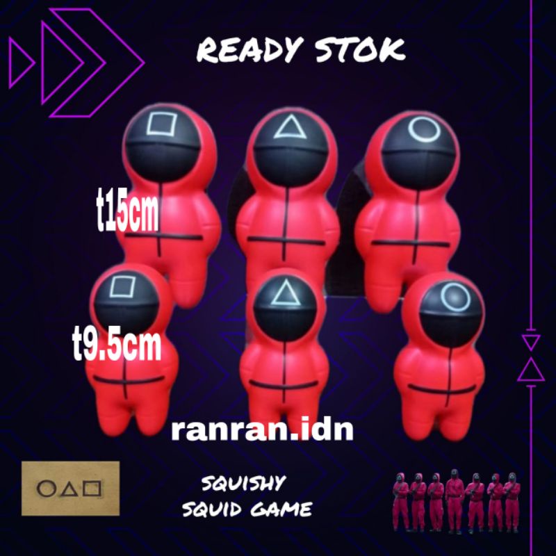 Jual NEW!! SQUISHY SQUID GAME 3varian 2 ukuran. | Shopee Indonesia