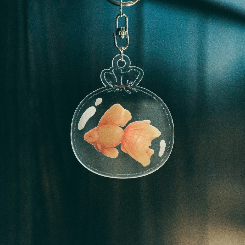 Jual Gantungan Kunci Ikan Mas | Gold Fish Acrylic Keychain | Shopee ...