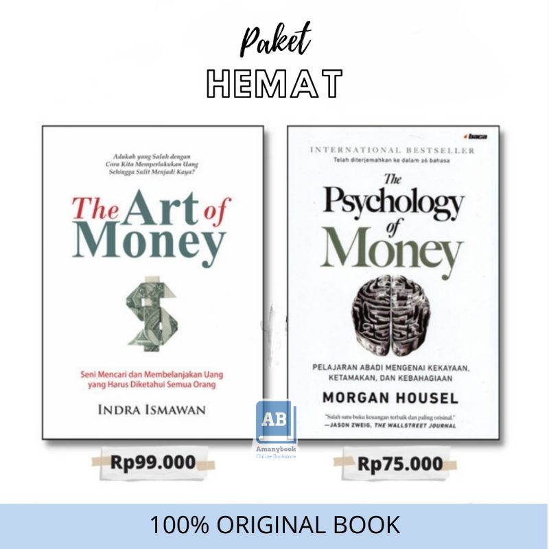 Jual [Paket Hemat] Buku The Psychology of Money dan The Art Of Money ...