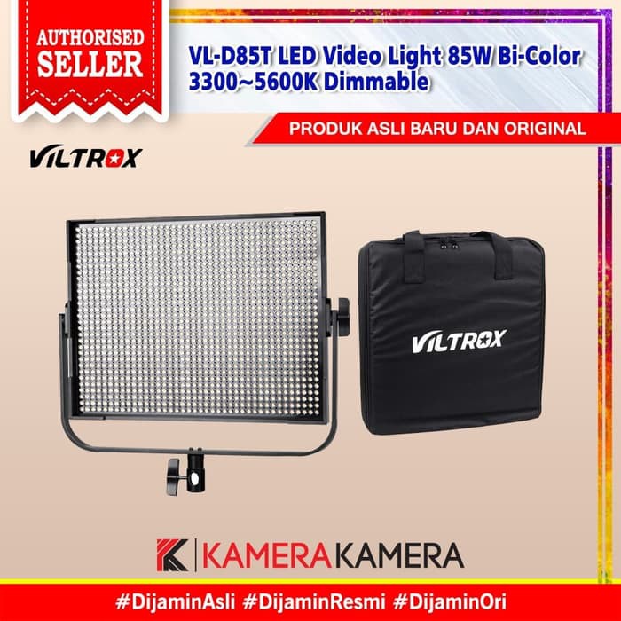Jual Viltrox VL-D85T LED Video Shooting Light Lampu Photography 3300-5600K | Shopee Indonesia