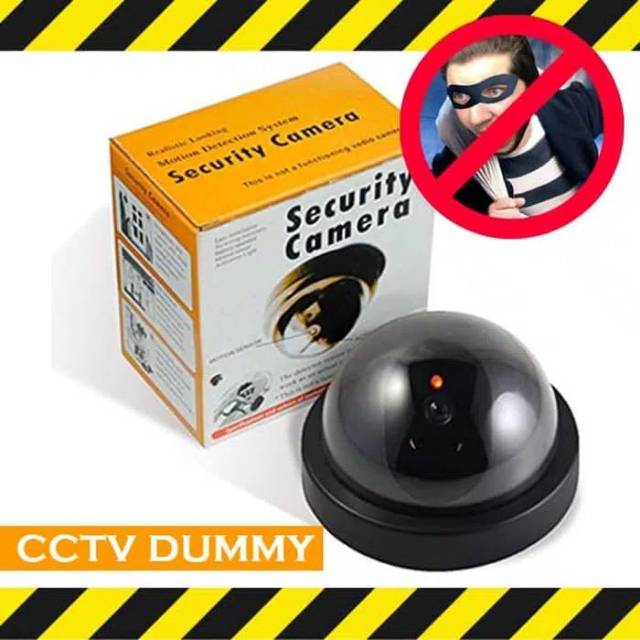 Jual [190gr] CCTV dummy palau fake camera replika simulasi pencuri ...