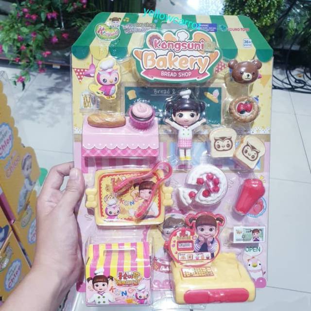 Jual Mainan Boneka Kongsuni Bakery Shop Miniatur Toko Roti Original ...