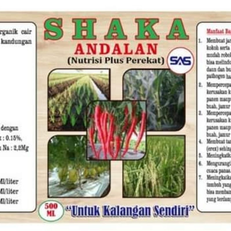 Jual SHAKA ANDALAN 250ML | Shopee Indonesia