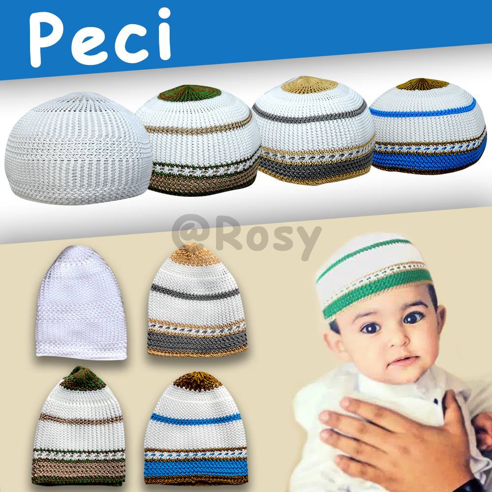 Jual peci anak kopeah anak Peci baby peci anak polos | Shopee Indonesia