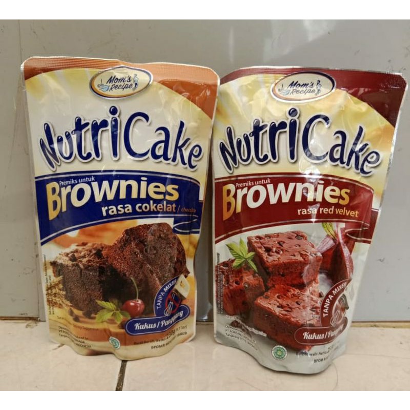 Jual NUTRICAKE PREMIKS BROWNIES 230g RASA COKLAT | Shopee Indonesia