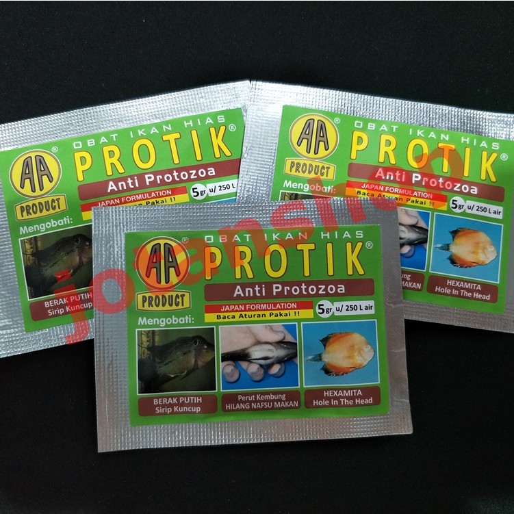 Jual PROTIK anti protozoa obat ikan hias perut kembung berak putih ...