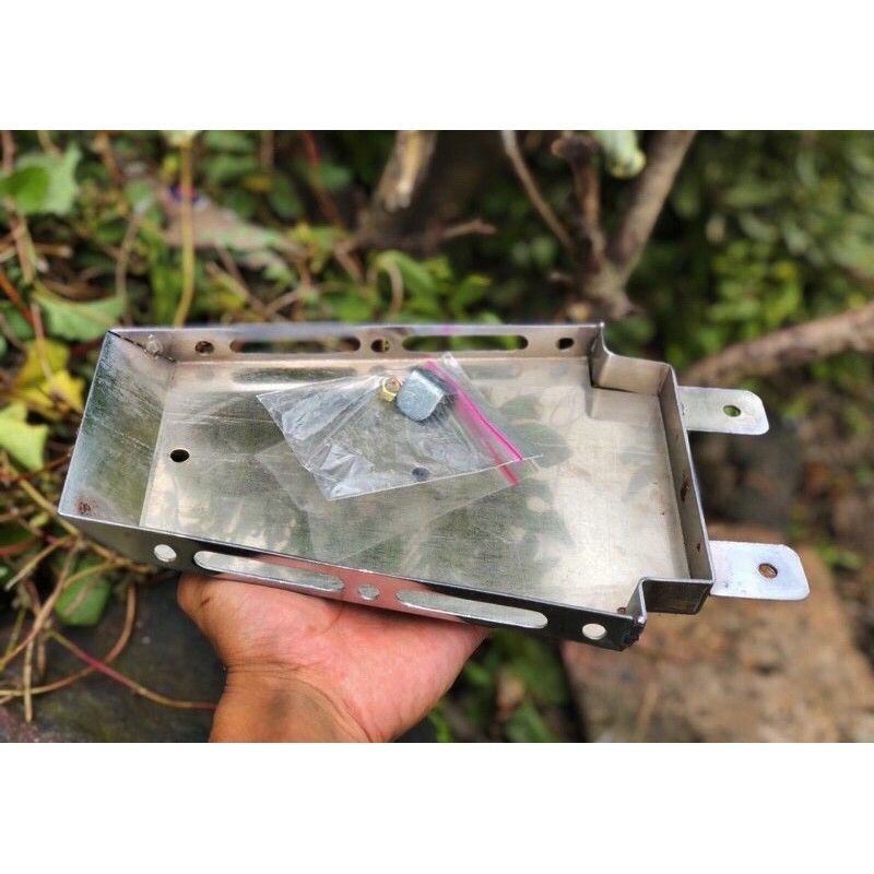 Jual Pangkon aki dudukan aki slim tipis trepes cb gl mp | Shopee Indonesia