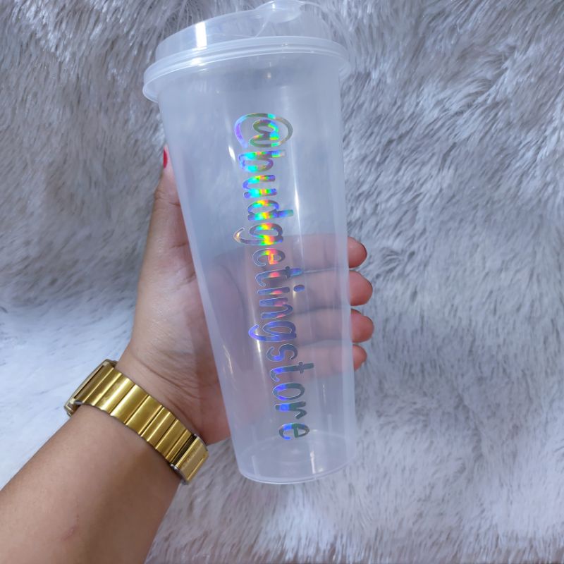 Jual CUSTOME CUP NAMA KAMU SENDIRI (REUSABLE CUP) | Shopee Indonesia
