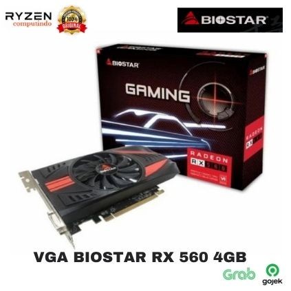 Jual VGA BIOSTAR RX 560 4GB DDR5 128BIT | Shopee Indonesia