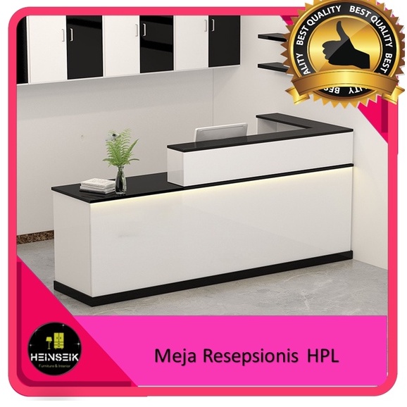 Jual MEja Resepsionis minimalis HPL 3 Pilihan Ukuran | Shopee Indonesia