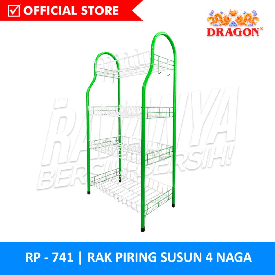 Jual MANS - RAK PIRING BESI DRAGON SUSUN 3 DAN 4 PROMO!!! | Shopee ...