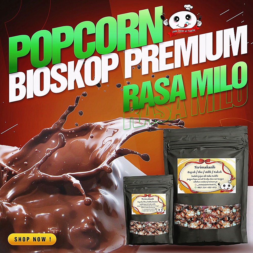 Jual POPCORN RASA MILO | Shopee Indonesia