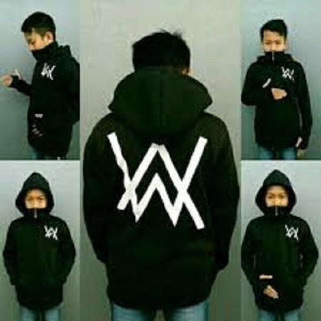 Jual Boyan jaket hoodie ninja alan walker anak-hitam | Shopee Indonesia