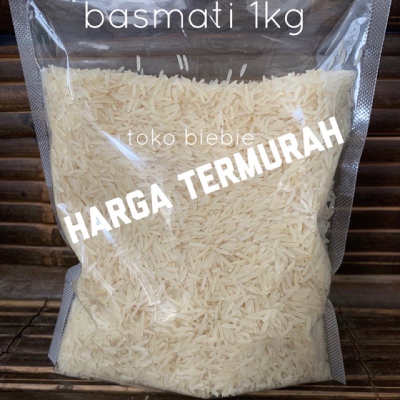 Jual beras basmati 1kg beras arab beras india asli | Shopee Indonesia