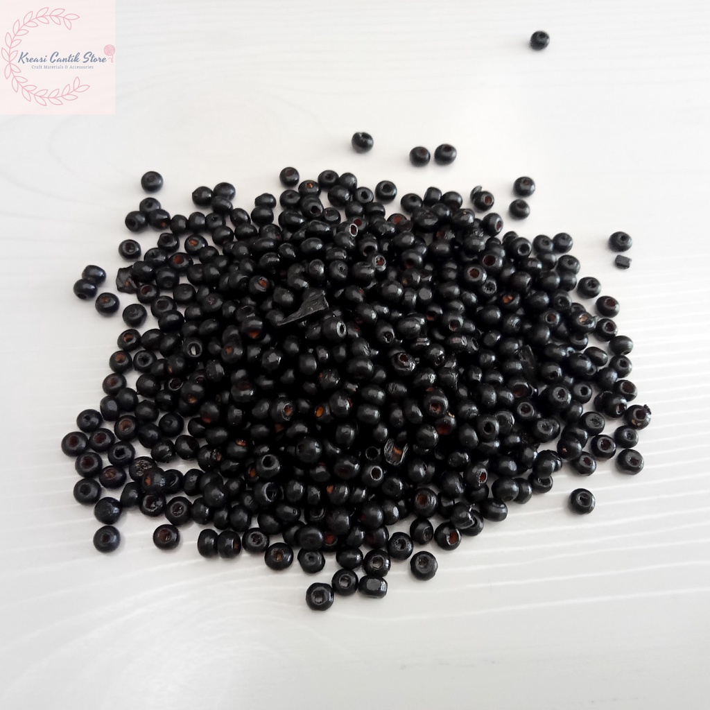 Jual Manik-Manik / Mote Kayu / Manik Kayu Bulat / Manik Kayu Bulat ...