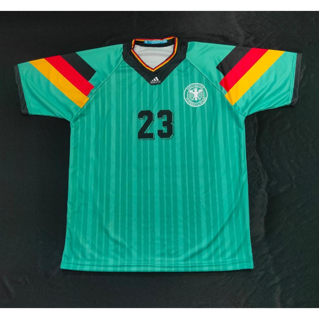 Jual Jersey Jerman 1992 Away Full Printing | Shopee Indonesia