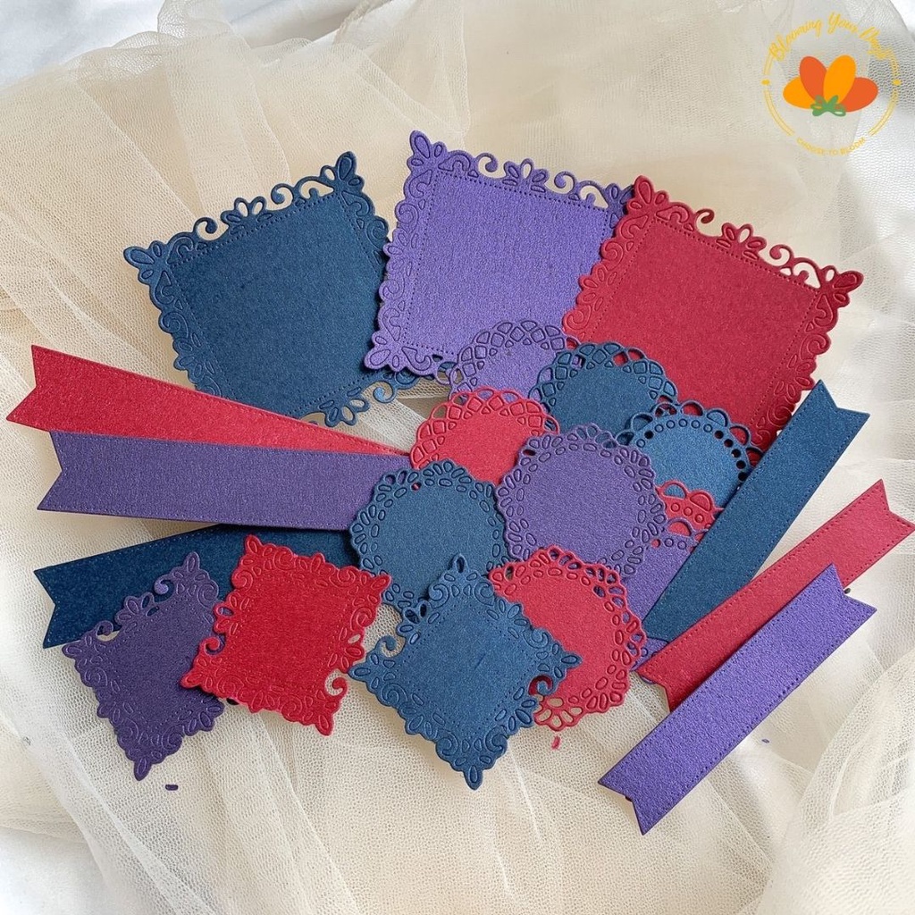 Jual Bloomingyourdays 21pcs Kertas Frame Scrapbooking Bingkai vintage ...