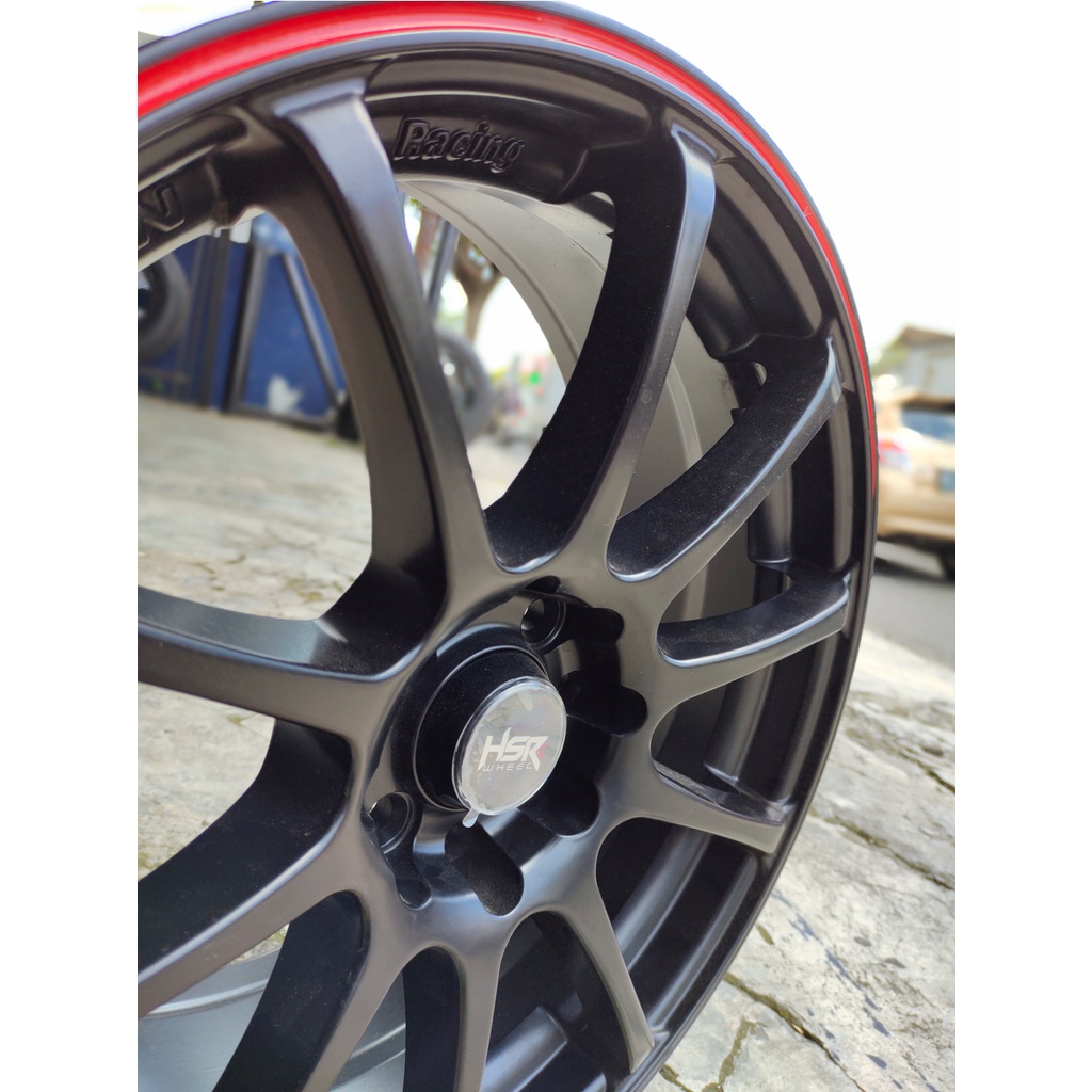 Jual Veleg Murah Mobil Freed Spin Mobilio Velg Lebar 7 HSR MISAKI hitam ...