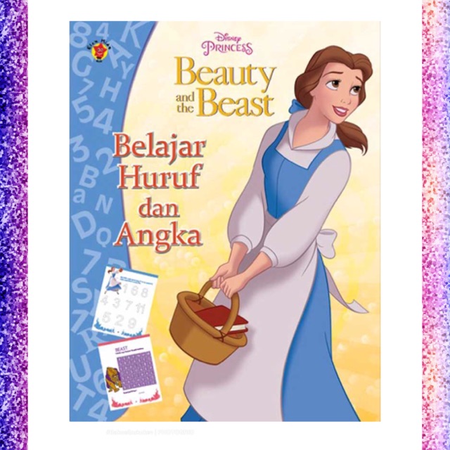 Jual BUKU AKTIVITAS ANAK DISNEY PRINCESS BEAUTY AND THE BEAST BELAJAR HURUF DAN ANGKA | Shopee ...