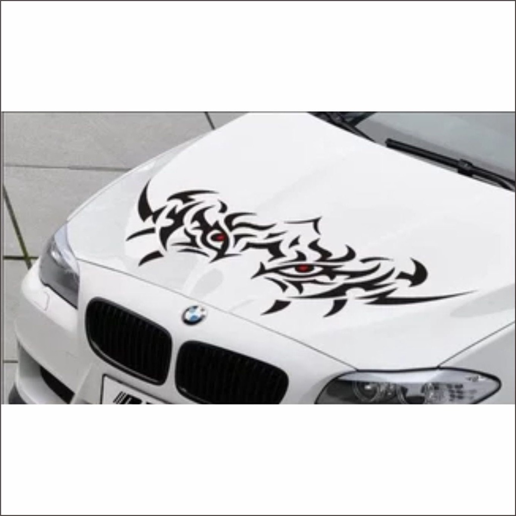 Jual CUTTING STICKER MOBIL MACAN HARIMAU TIGER MENGINTIP / PEEKING ...