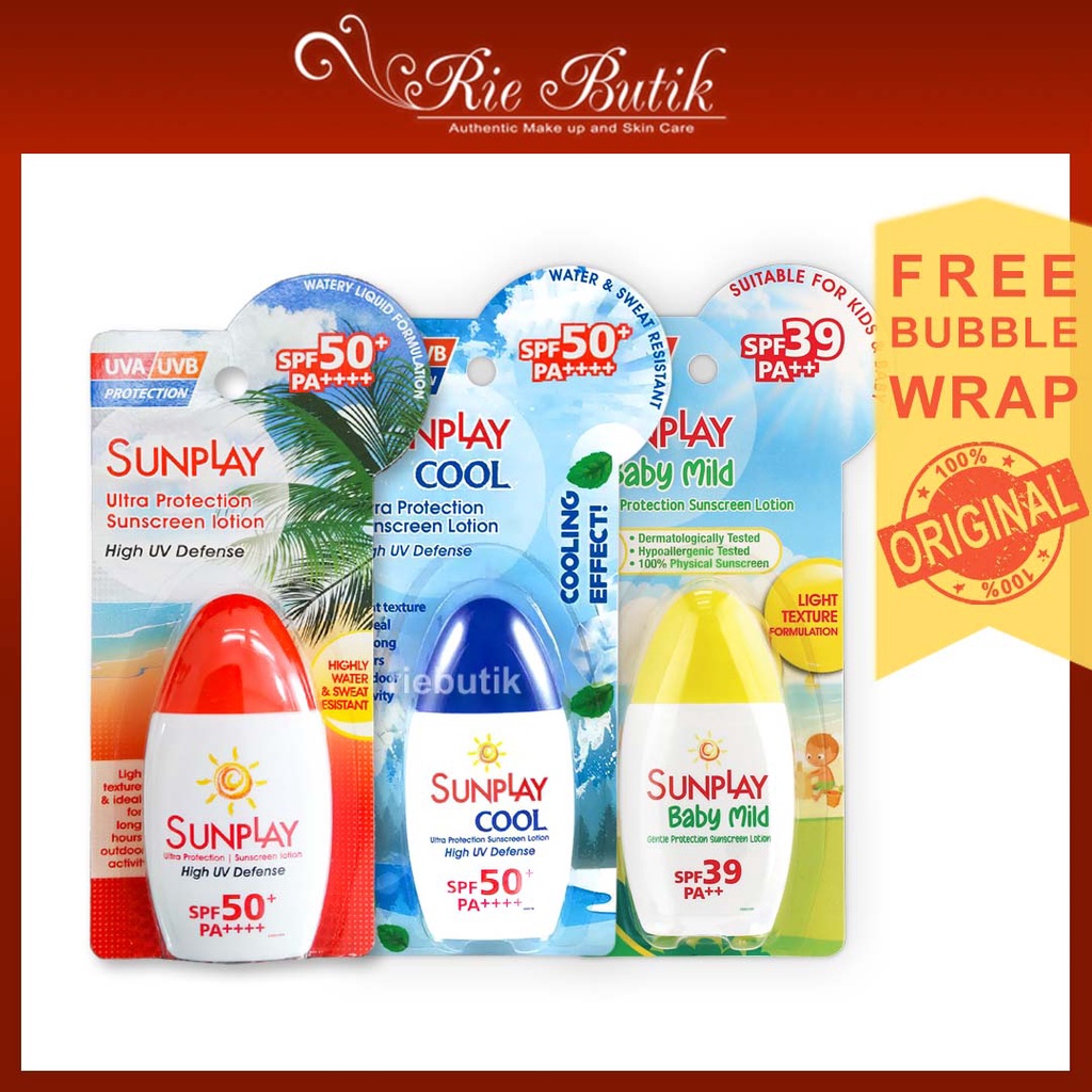 Jual Sunplay Cool SPF 50+ PA++++/Baby Mild SPF39 PA++/Ultra Protection ...