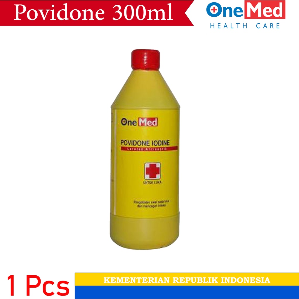 Jual Povidone Iodine OneMed ukuran 300ml | Shopee Indonesia