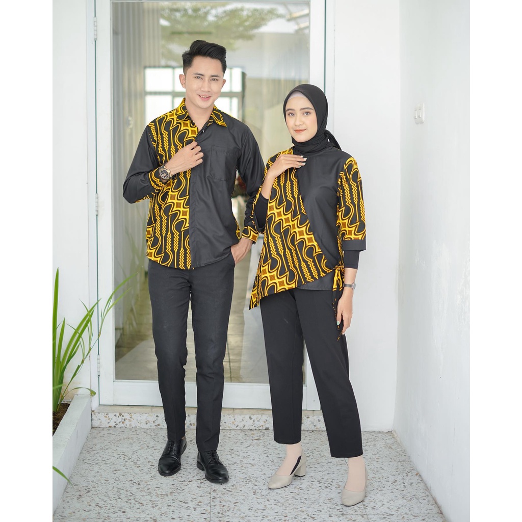 Jual Benang Raja Batik Couple Pria Wanita Motif Parang Agung | Shopee ...