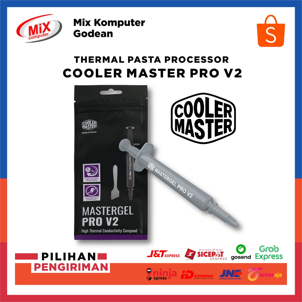 Jual Pasta Processor Cooler Master Gel Pro V2 - Thermal Paste | Shopee ...