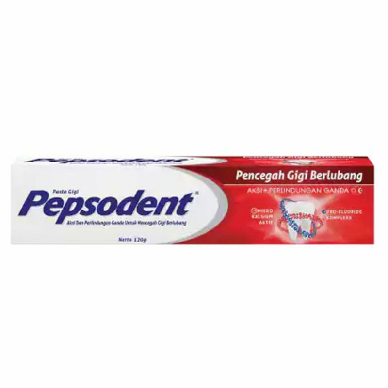 Jual PEPSODENT PENCEGAH GIGI BERLUBANG 120 GR PASTA GIGI PEPSODENT ...
