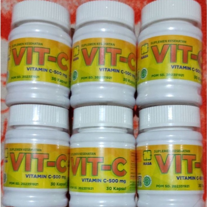Jual Vitamin C 500 mg isi 30 kapsul - untuk meningkatkan imun tubuh ...