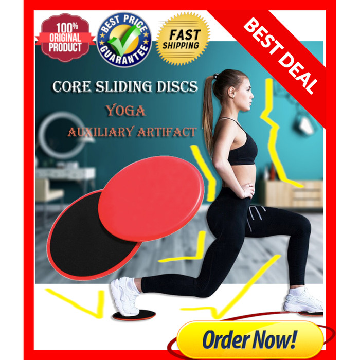 Jual Slider Disc Yoga Gliding Disc Fitness Core Full Body Exercise 2PCS ...