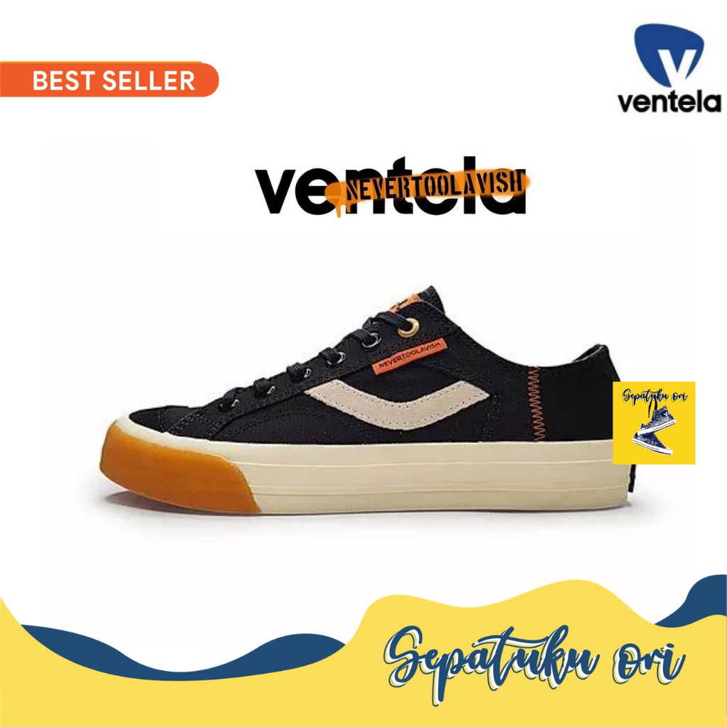 Jual Sepatu Ventela X Nevertoolavish Hard13 NOIR Low Original ...