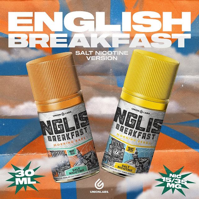 Jual English Breakfast Salt 30ml 30 ml Morning Berry Morning Babe Salt ...