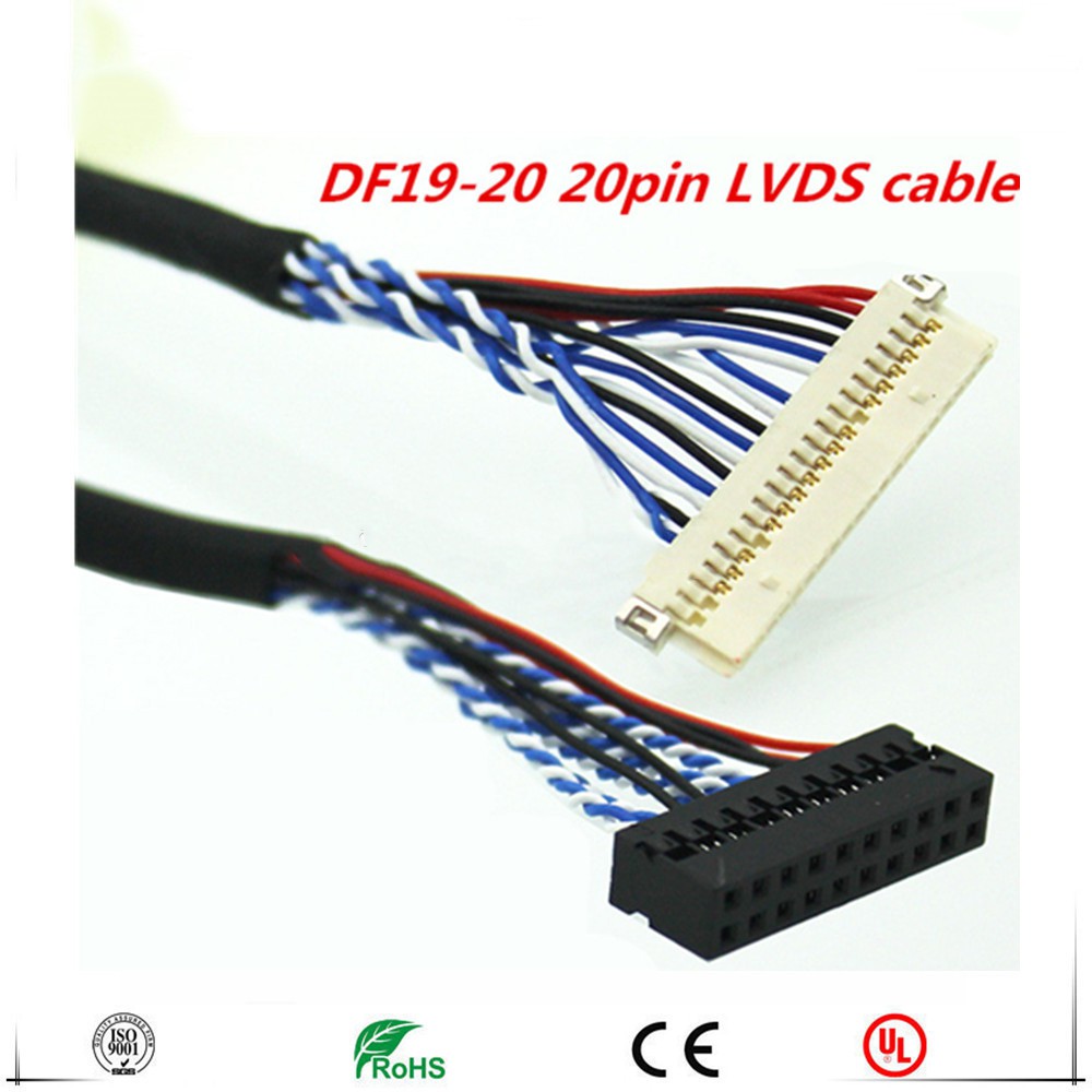 Jual LVDS 20 pin DF19 SINGLE 8 20P KABEL LVDS UNIVERSAL | Shopee Indonesia
