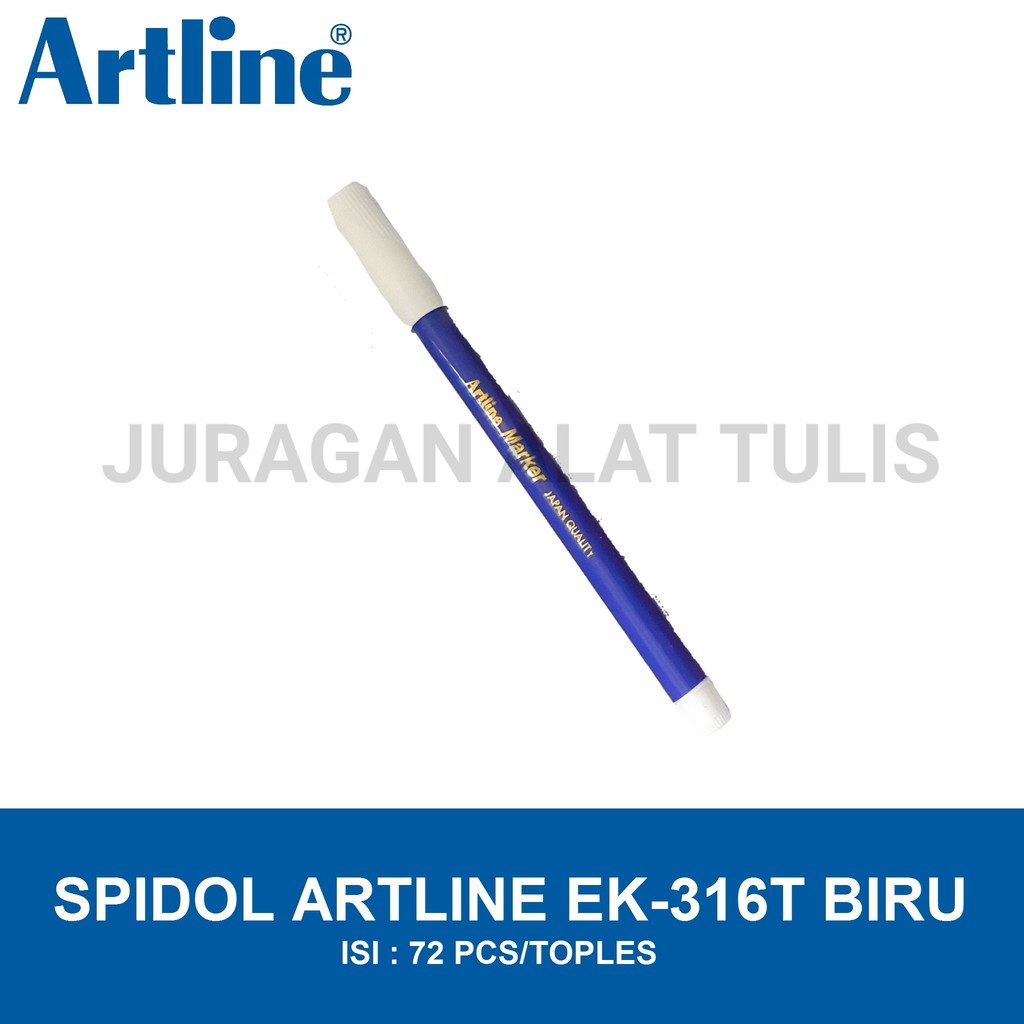 Jual SPIDOL ARTLINE EK-361 / SPIDOL KECIL / SPIDOL MEWARNAI WARNA BIRU ...