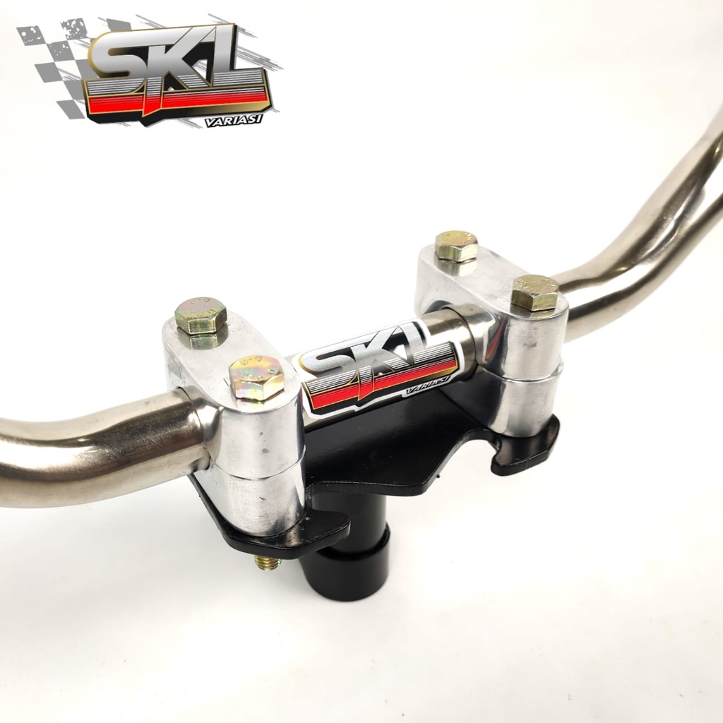 Jual Paket Stang Rzr Plus Dudukan Stang Racing Road Race Universal ...