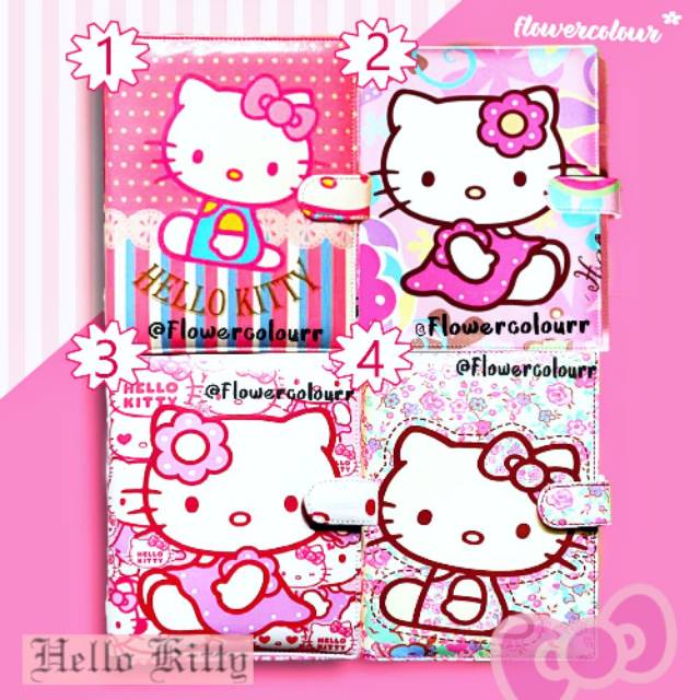 Jual Binder printing motif Hello Kitty ukuran A5 B5 | Shopee Indonesia