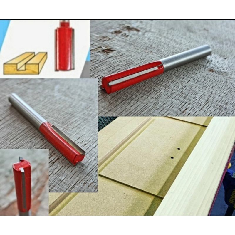 Jual mata router straight bit lurus 8mm lazaro | Shopee Indonesia