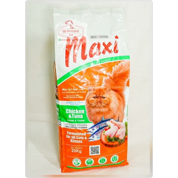 Jual makanan kucing maxi cat food 20kg | Shopee Indonesia