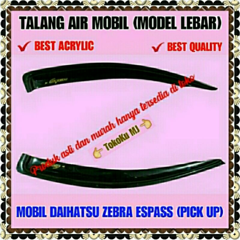 Jual TALANG AIR MOBIL DAIHATSU ZEBRA ESPASS PICKUP (MODEL LEBAR) 2 ...