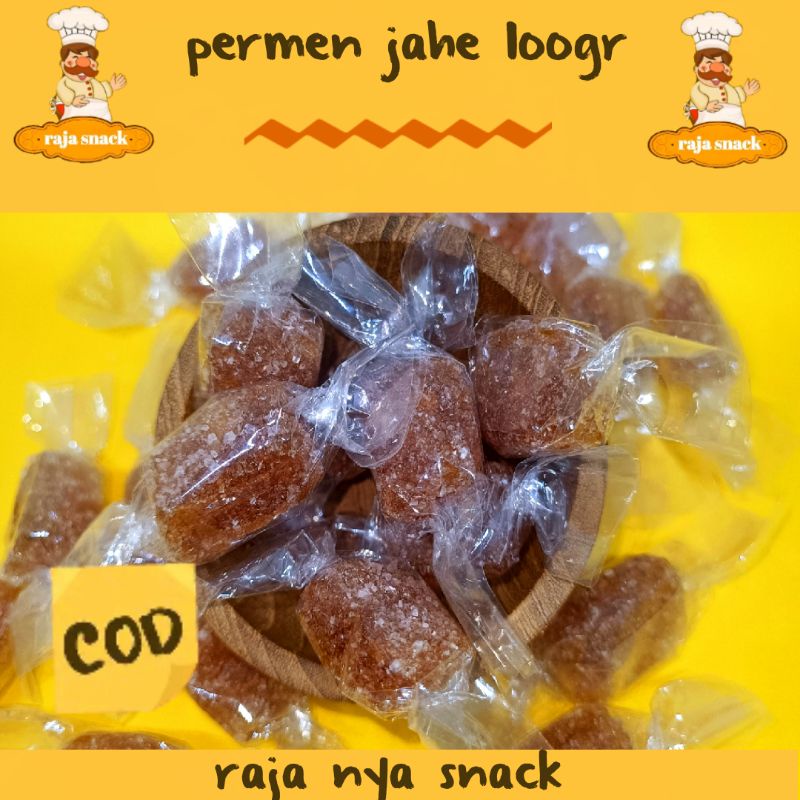 Jual permen jahe 100gr raja nya snack | Shopee Indonesia
